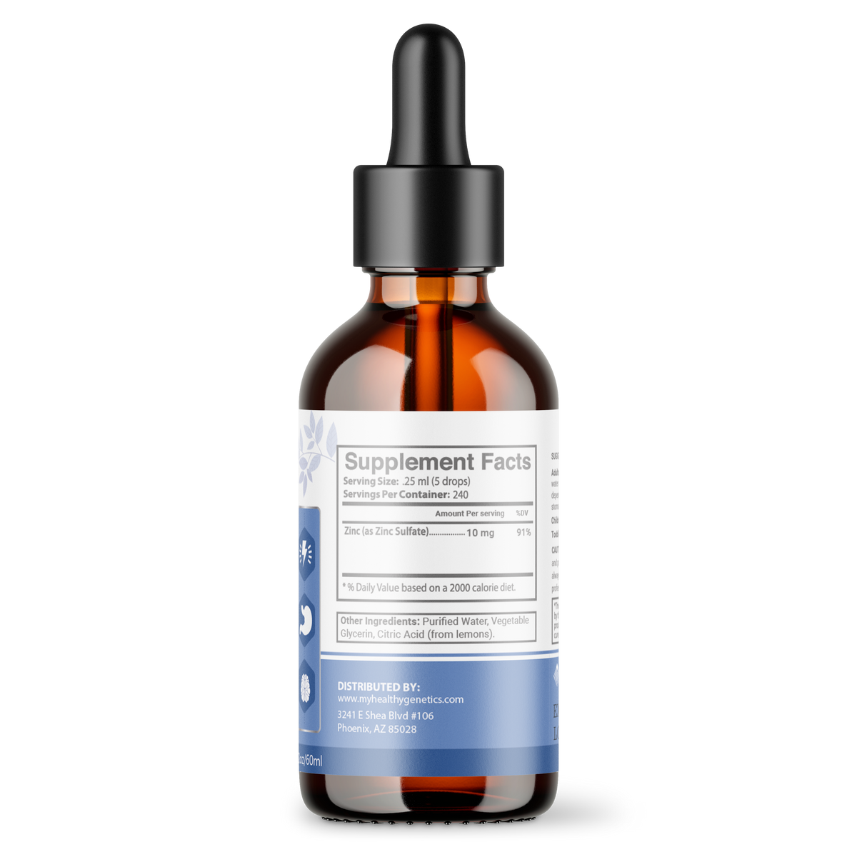 Liquid Zinc Drops Concentrate for entire family | 240 Day Supply | Zin ...