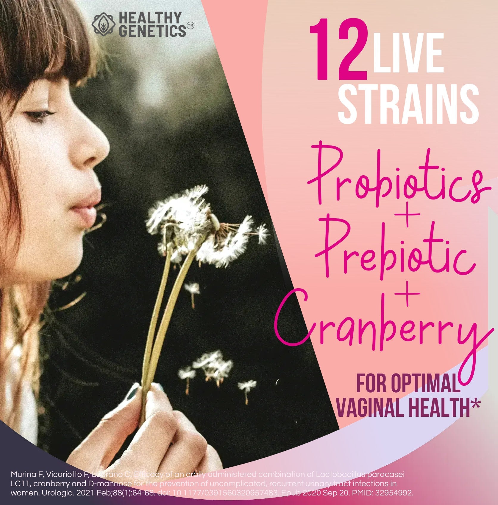 Liquid Probiotics for Women | Prebiotic + Cranberry + Probiotics for D – MyHealthyGenetics